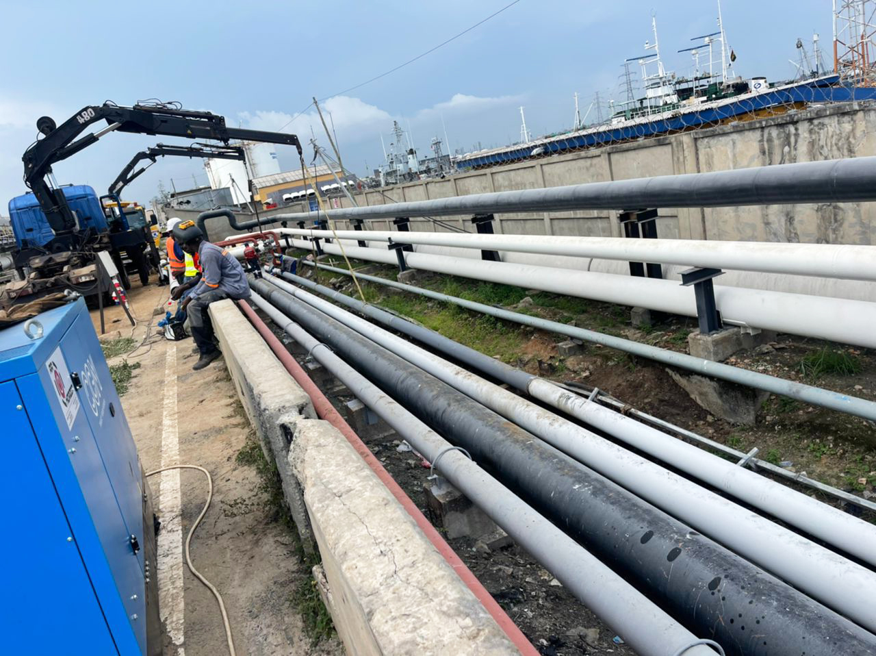 Tema Jetty – TOR Pipeline Maintenance – Le Pels Ghana